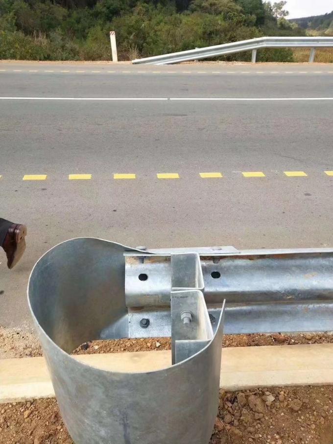 Highway Guardrail 4x4 Galvanized Square Metal Fence Posts with Anti ...