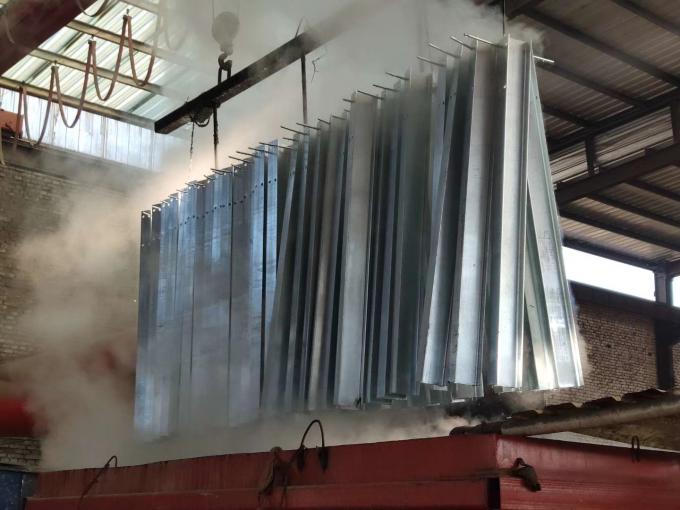 Highway Guardrail 4x4 Galvanized Square Metal Fence Posts with Anti ...