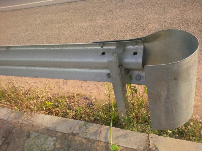 Galvanized Powder Coated W Beam Steel Highway Guardrail for Traffic ...