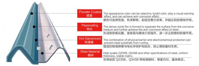 Roadway Safety Crash Barrier with AASHTO M-180 Standard and Galvanized ...