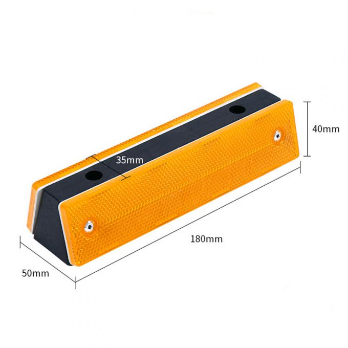 Customized Shape Hot Dip Galvanised Highway Guardrail Reflector for ...