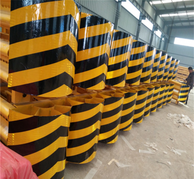 Galvanized And Powder Coated Traffic Steel Barrier Shield For Road Safety
