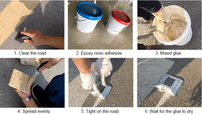 Highly Reflective Road Safety Reflector Aluminum Road Stud for Anti ...