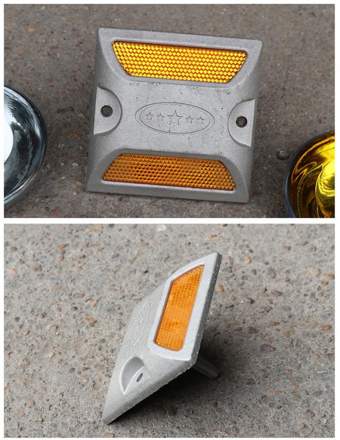 Highly Reflective Road Safety Reflector Aluminum Road Stud for Anti ...