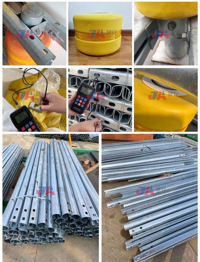 Save Volume Eva Rotary Barrier Anti Corrosion Rotary Guardrail For Roads